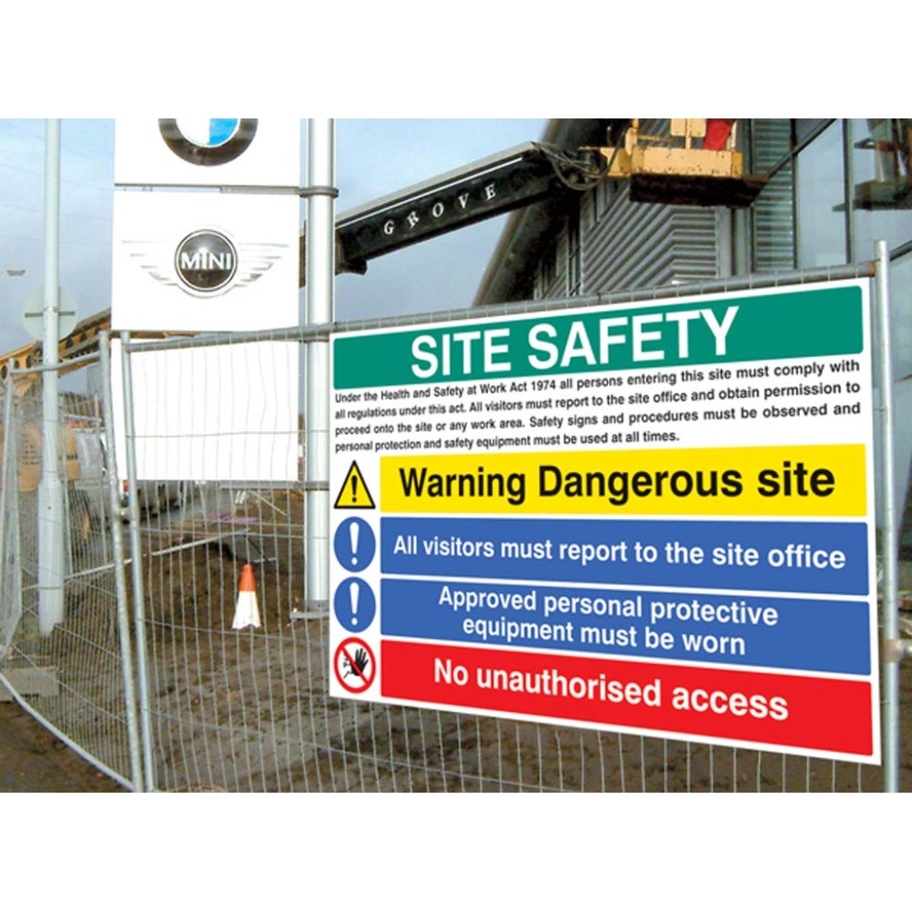 Site Safety - Visitors - Access - Protective Clothing