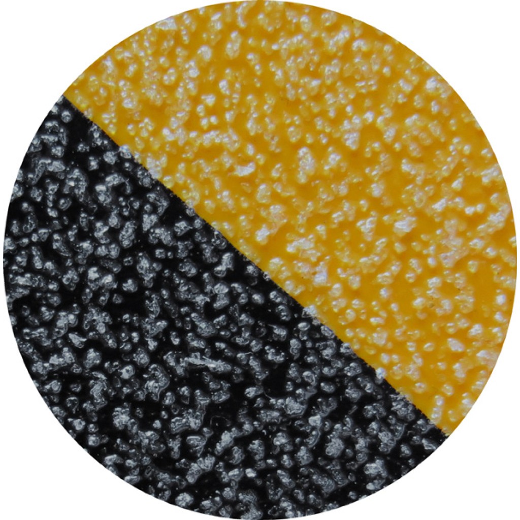Anti-slip Mat Black / Yellow Chevron - 610mm x 150mm
