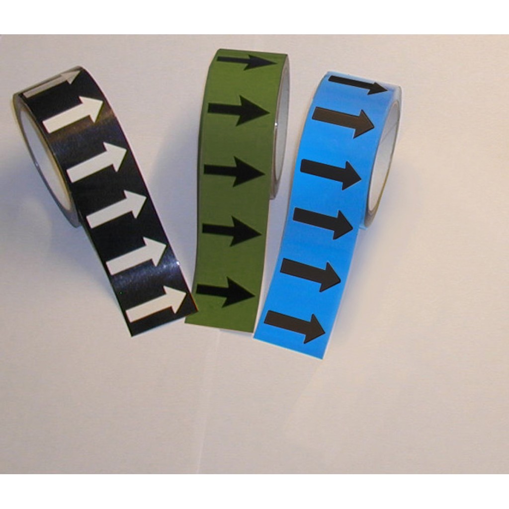 Pipeline ID Black Arrows On Green (12D45)