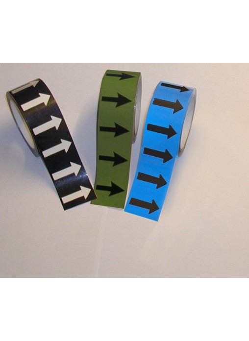 Pipeline ID Black Arrows On Green (12D45)