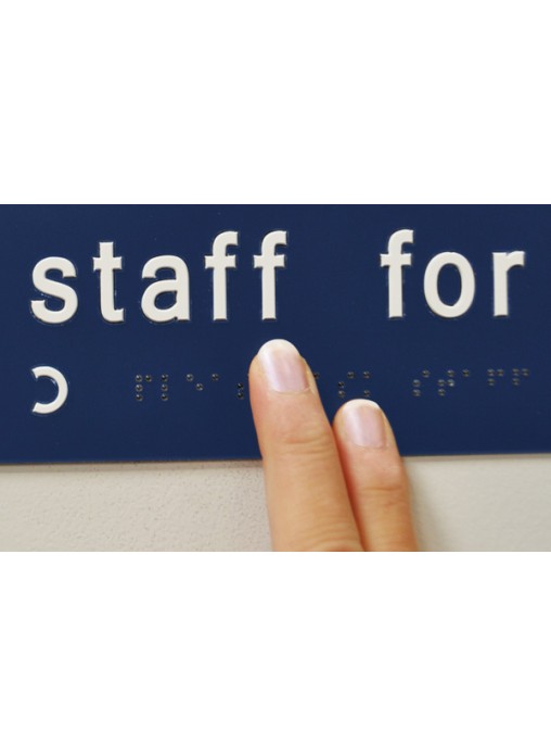 Braille - Please Ask Staff for Help