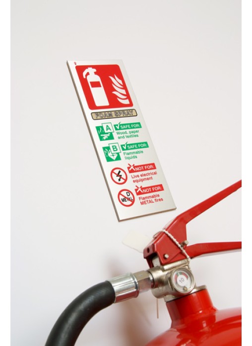 AFFF Foam Spray Extinguisher Identification