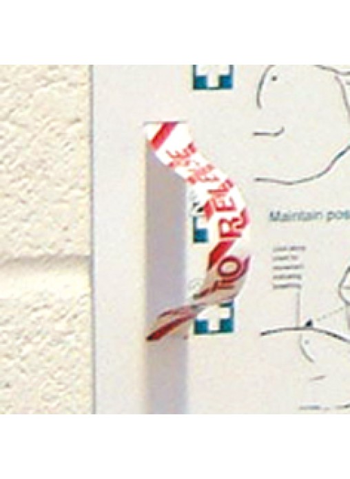 Electric Shock Emergency Action Wall Panel